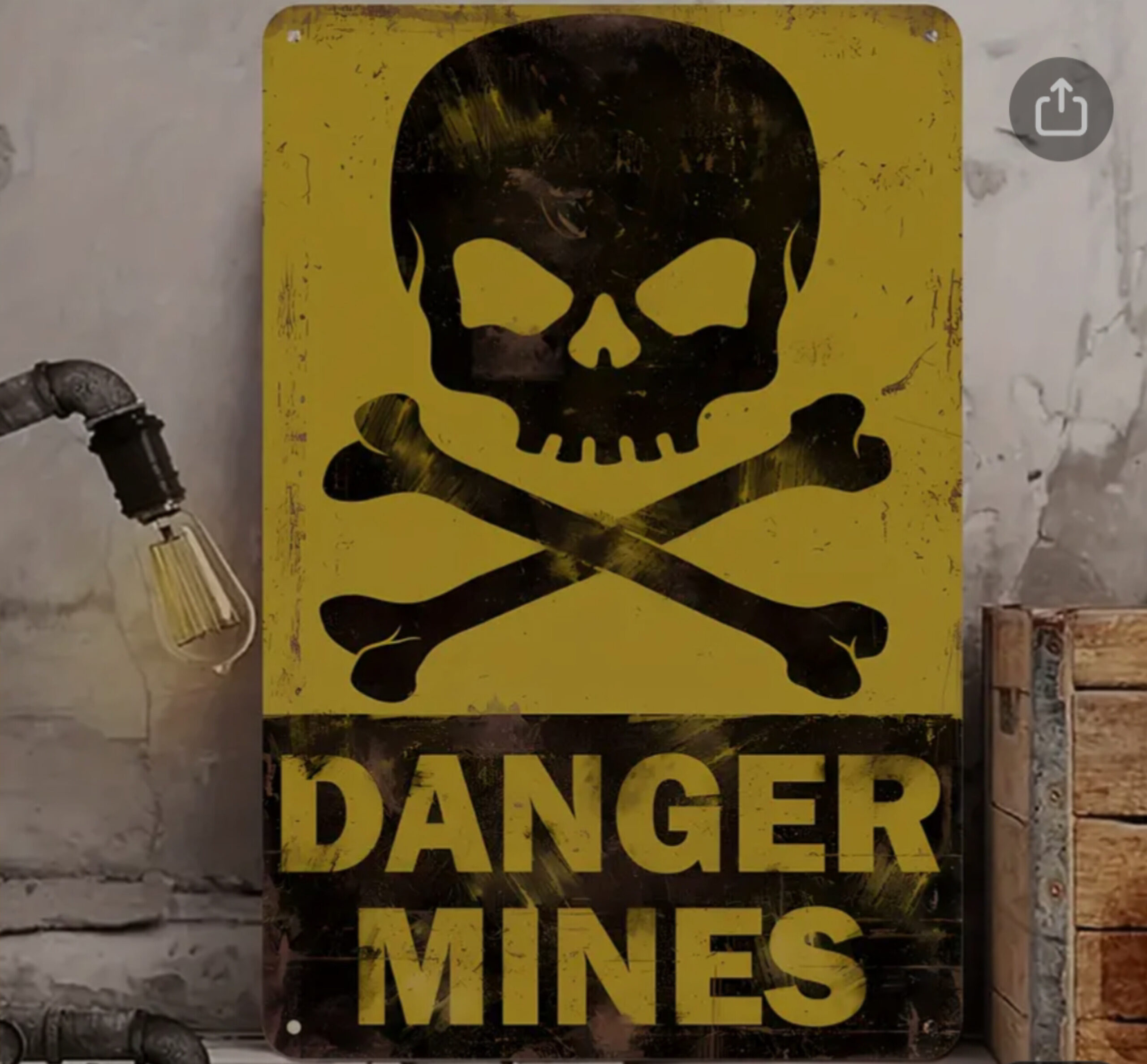Danger Sign Mines - Geologynet