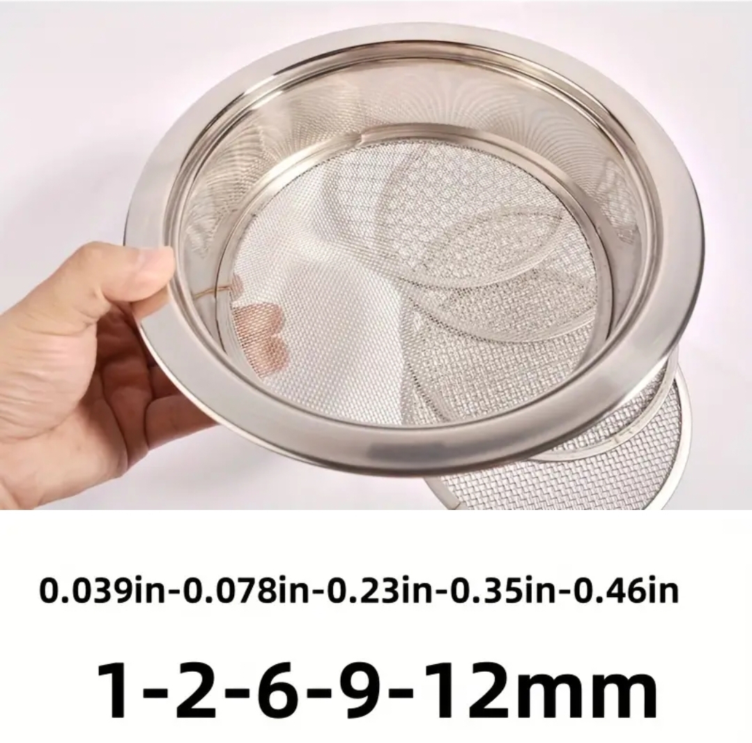 Stainless Steel Sieve Set - Geologynet