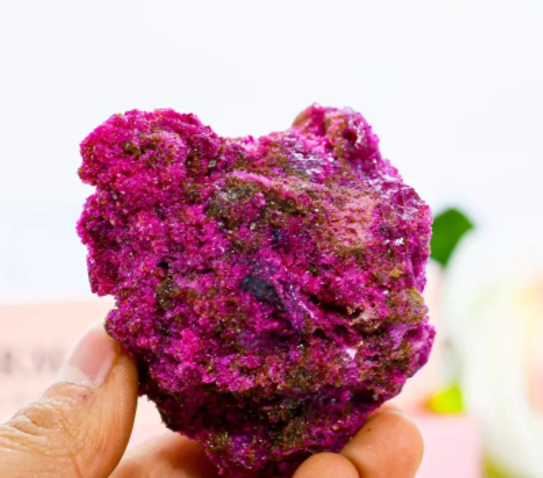 Large Red Corundum Ruby Rock - Geologynet